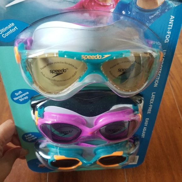 Speedo | Swim | Speedo Junior 3 Pack Swim Water Goggles Nwt | Poshmark